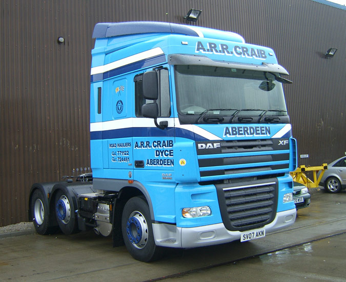 New DAFs for ARR Craib - news from Lorryspotting.com