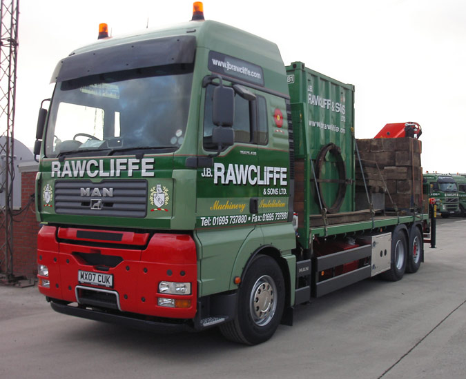New MAN drawbar for J B Rawcliffe - news from Lorryspotting.com
