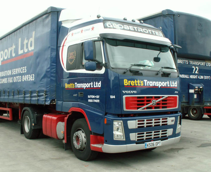 New Volvos for Bretts Transport - news from Lorryspotting.com