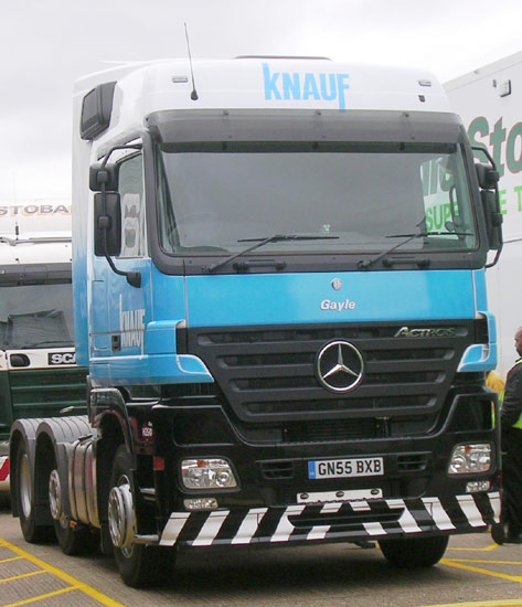 New Knauf livery for Stobart. - news from Lorryspotting.com