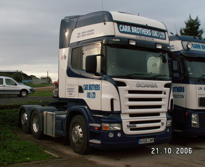 New Scania for Carr Brothers - news from Lorryspotting.com