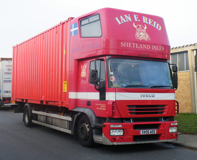 Ian F Reid strange cab and load - news from Lorryspotting.com