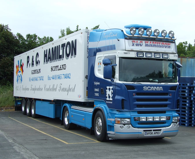 New Scania for P C Hamilton - news from Lorryspotting.com