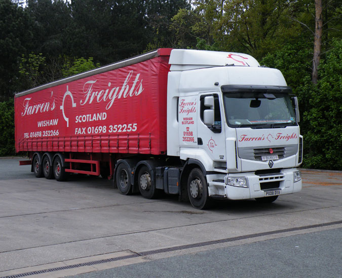 Farrens Freights coming soon - news from Lorryspotting.com