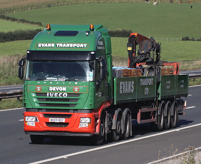 Evans Transport Iveco - news from Lorryspotting.com