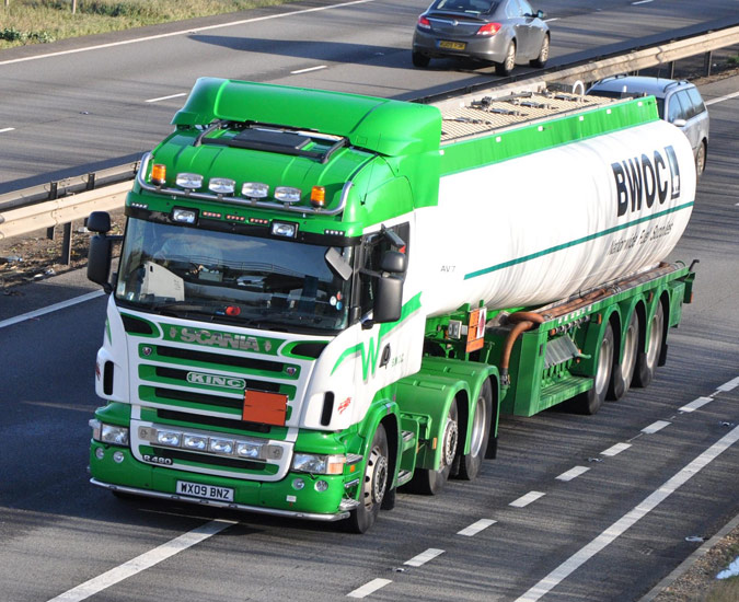 BWOC stunning Scania with tanker - news from Lorryspotting.com