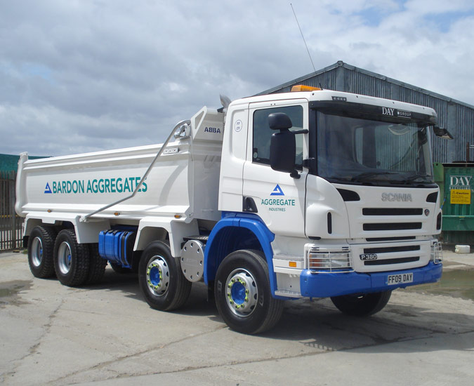 New Scanias for Day Aggregates - news from Lorryspotting.com