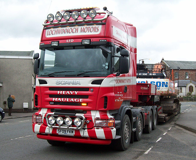 New Scania for Lochwinnoch Motors - news from Lorryspotting.com
