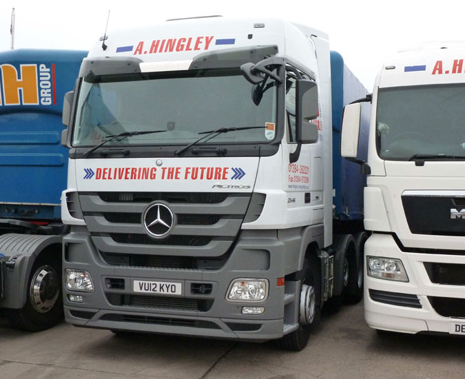 New Actros for Hingleys - news from Lorryspotting.com