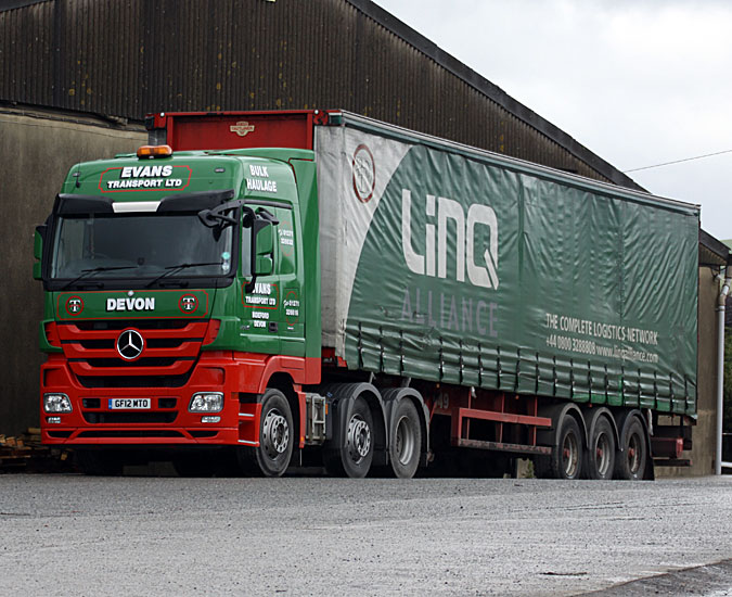 New Actros for Evans Transport - news from Lorryspotting.com