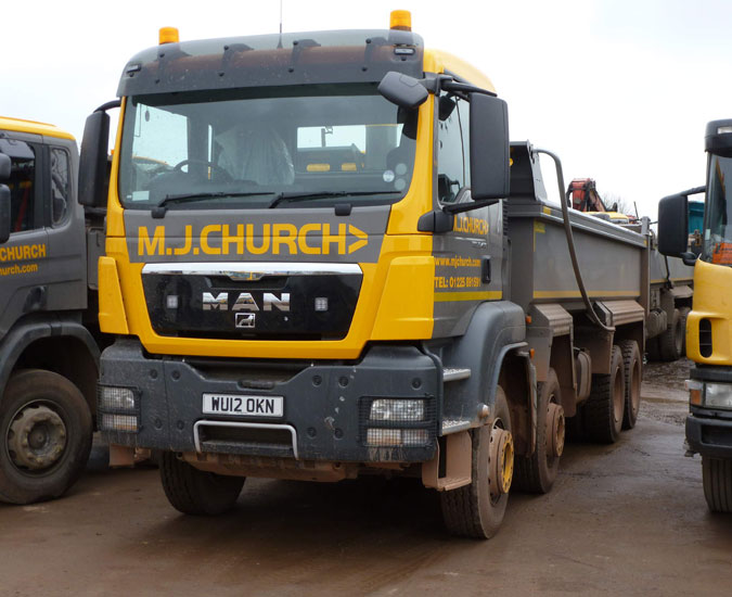 New MAN TG-S for M J Church - news from Lorryspotting.com