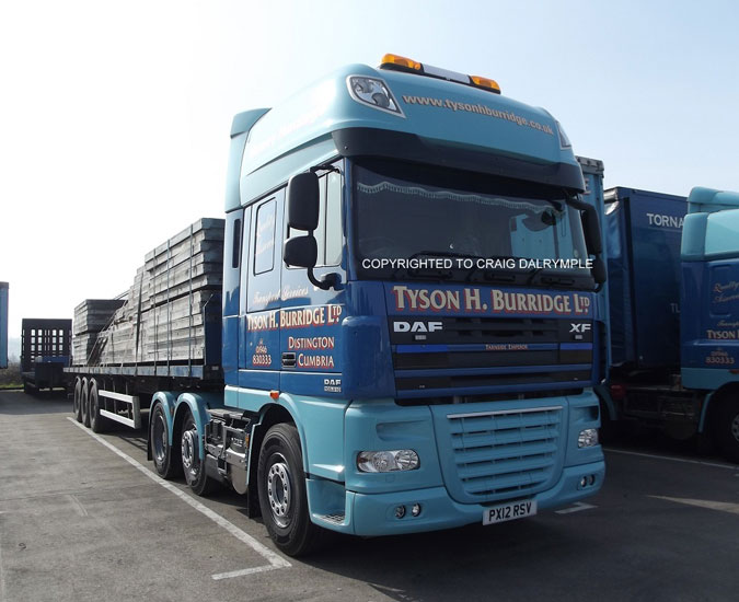 New DAF XF for Tyson H Burridge - news from Lorryspotting.com