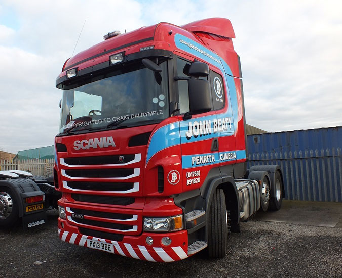 New vehicles for John Beaty - news from Lorryspotting.com