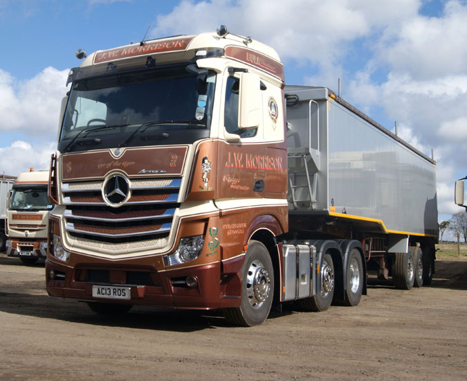 New Actros for J W Morrison - news from Lorryspotting.com