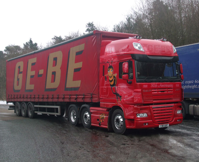 30th anniversary livery for GE BE Transport - news from Lorryspotting.com