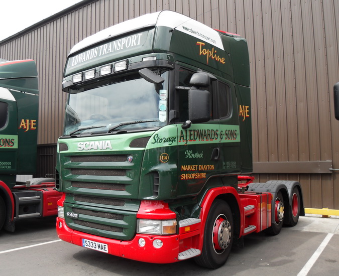 New M A Edwards Scania - news from Lorryspotting.com