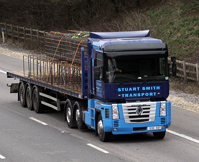 Stuart Smith Transport on the M4 - news from Lorryspotting.com