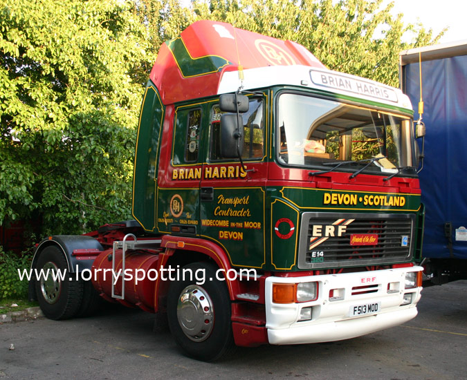 Brian Harris ERF - news from Lorryspotting.com