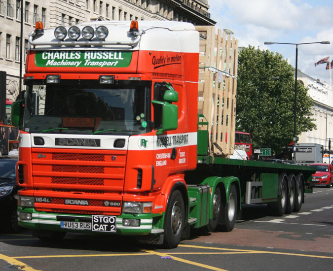 Charles Russell in central London - news from Lorryspotting.com