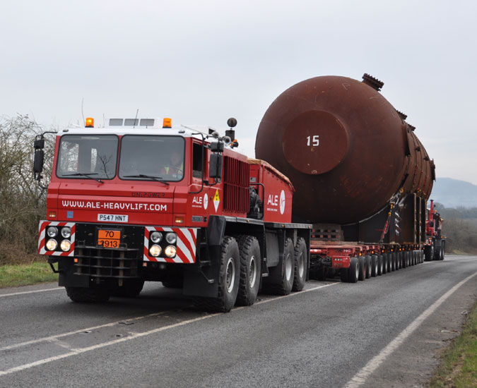 ALE Heavylift in action - news from Lorryspotting.com