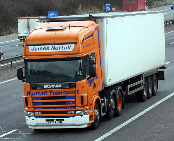 James Nuttall are 400th active fleet on site - news from Lorryspotting.com