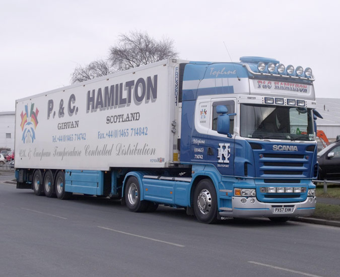 New Scania for P & C Hamilton - news from Lorryspotting.com