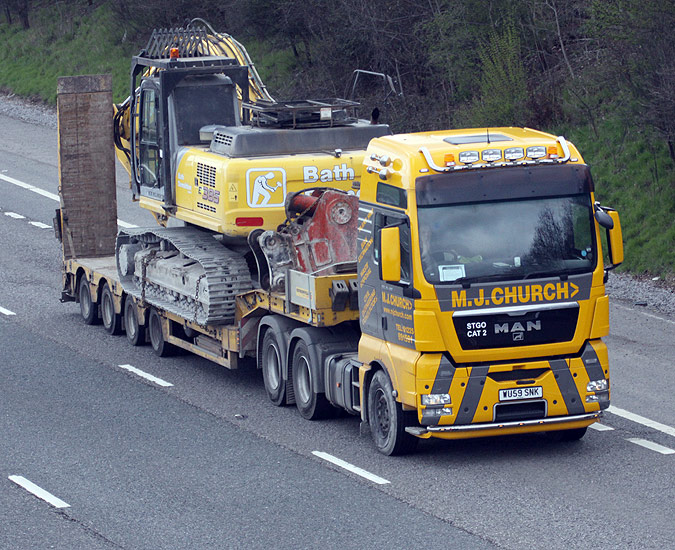 M J Church on the M5 - news from Lorryspotting.com