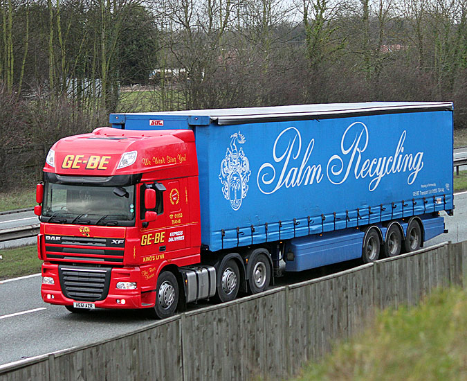New DAF for Ge Be Transport - news from Lorryspotting.com