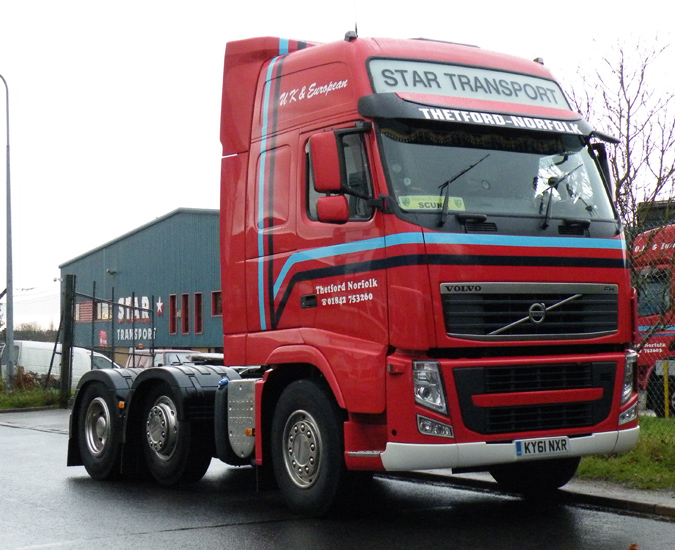 New Volvos for Star Transport - news from Lorryspotting.com