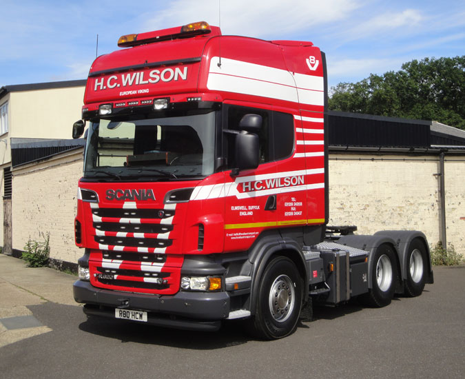 New H C Wilson Scania - news from Lorryspotting.com