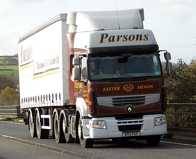 Parsons on the A361 - news from Lorryspotting.com