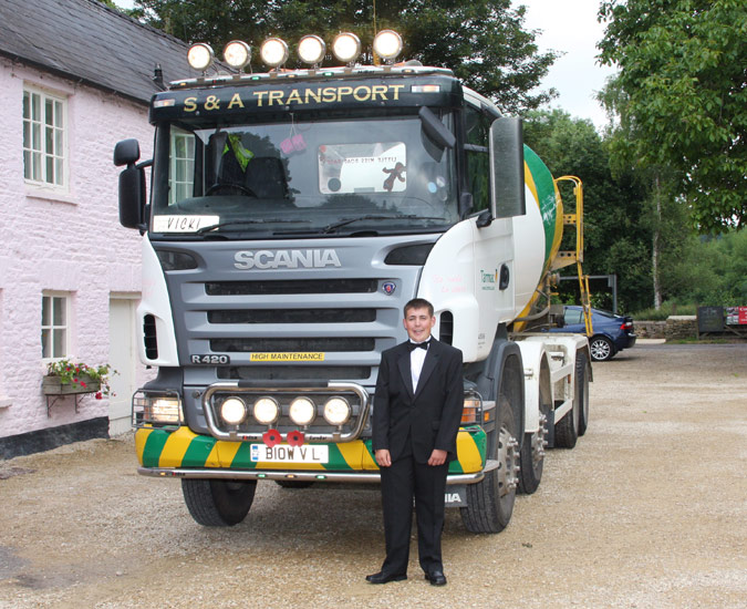 S & A Transport at school prom - news from Lorryspotting.com