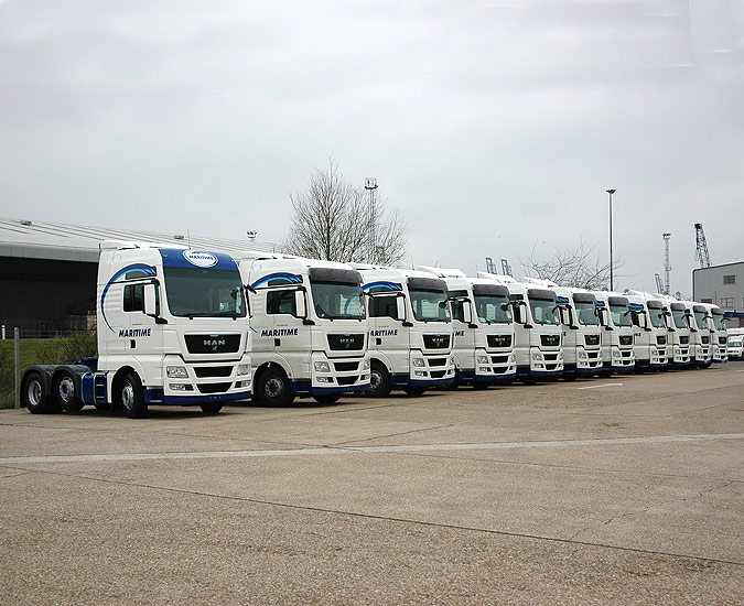 New MAN tractor units for Maritime Transport - news from Lorryspotting.com