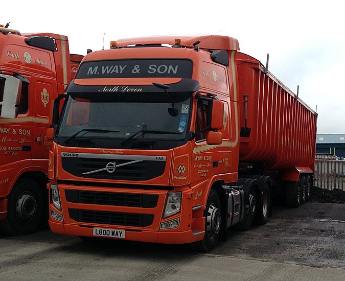 Reg change on M Way Volvo FM - news from Lorryspotting.com