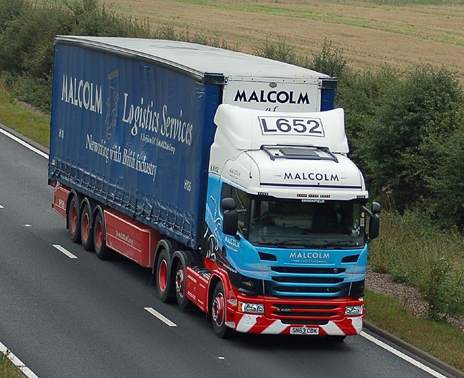New Scanias for W H Malcolm - news from Lorryspotting.com