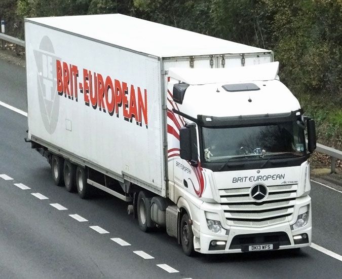 Brit European on the M25 - news from Lorryspotting.com