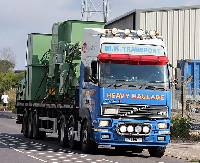M K Transport on the A1066 - news from Lorryspotting.com