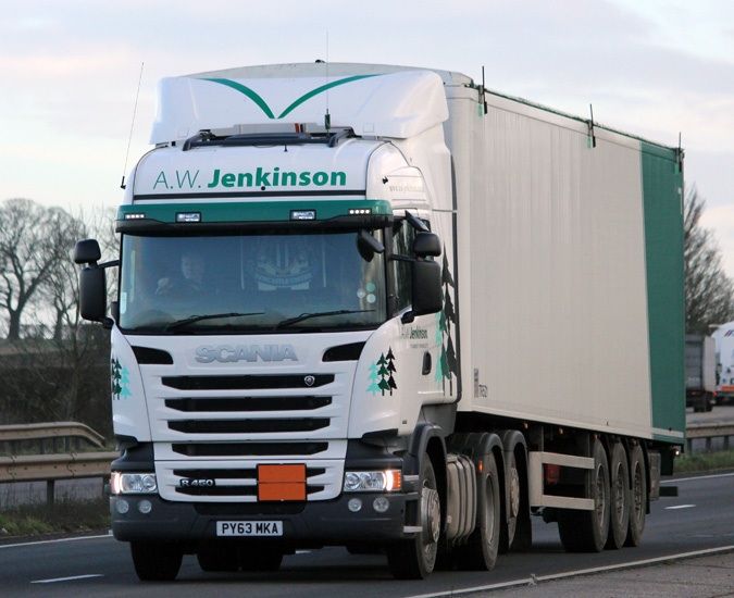 A W Jenkinson Scania R450 - news from Lorryspotting.com