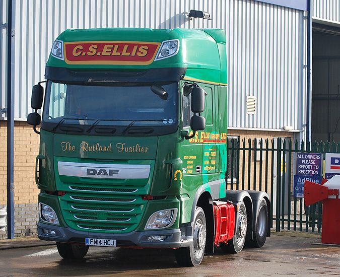 New DAF Euro 6 for C.S. Ellis. - news from Lorryspotting.com