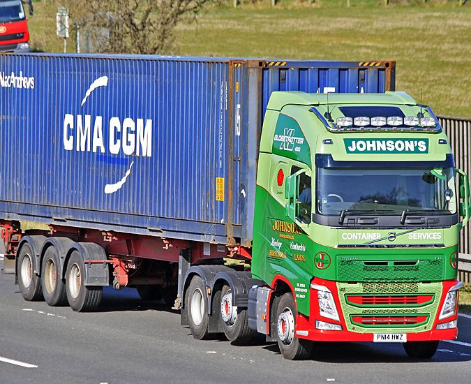Johnson's new look FH - news from Lorryspotting.com