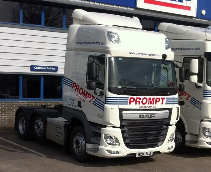 Prompt Transport new CF - news from Lorryspotting.com