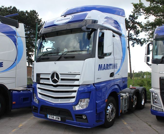 First new look Actros for Maritime - news from Lorryspotting.com