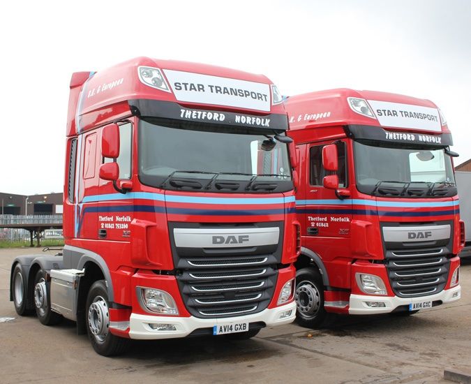 New DAFs for Star Transport - news from Lorryspotting.com