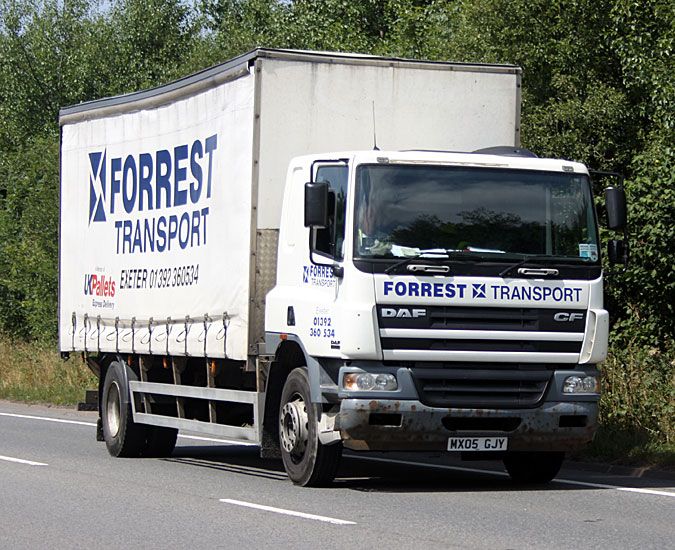 Forrest Transport Exeter - news from Lorryspotting.com