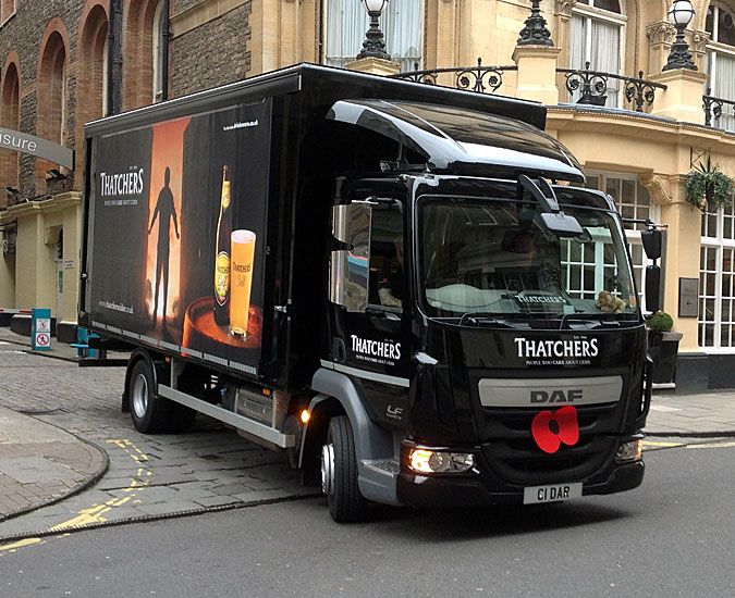 Thatchers Cider - news from Lorryspotting.com