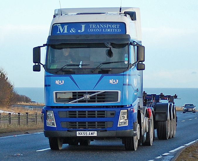M & J Transport on the A90 - news from Lorryspotting.com