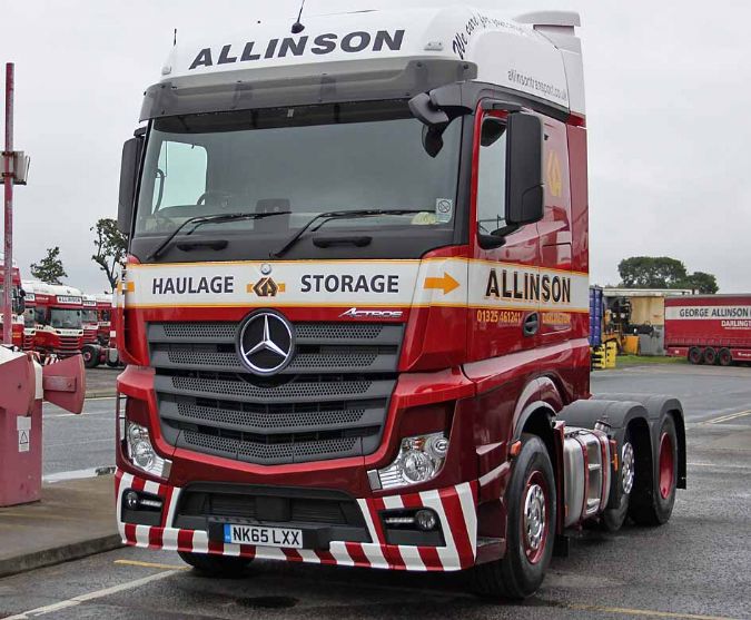 New 65 regs for George Allinson - news from Lorryspotting.com