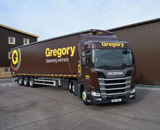Gregory Distribution first new look Scania - news from Lorryspotting.com