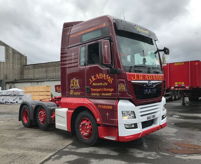 J R Adams MAN - news from Lorryspotting.com