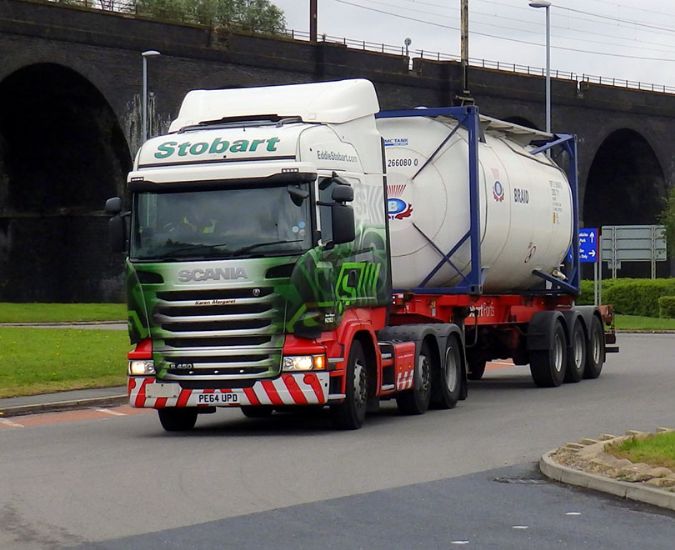 Stobart container work - news from Lorryspotting.com